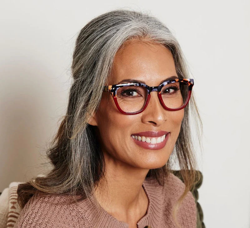 Peepers Faye - Gray Botanico/Dark Red – Chandler Country Store